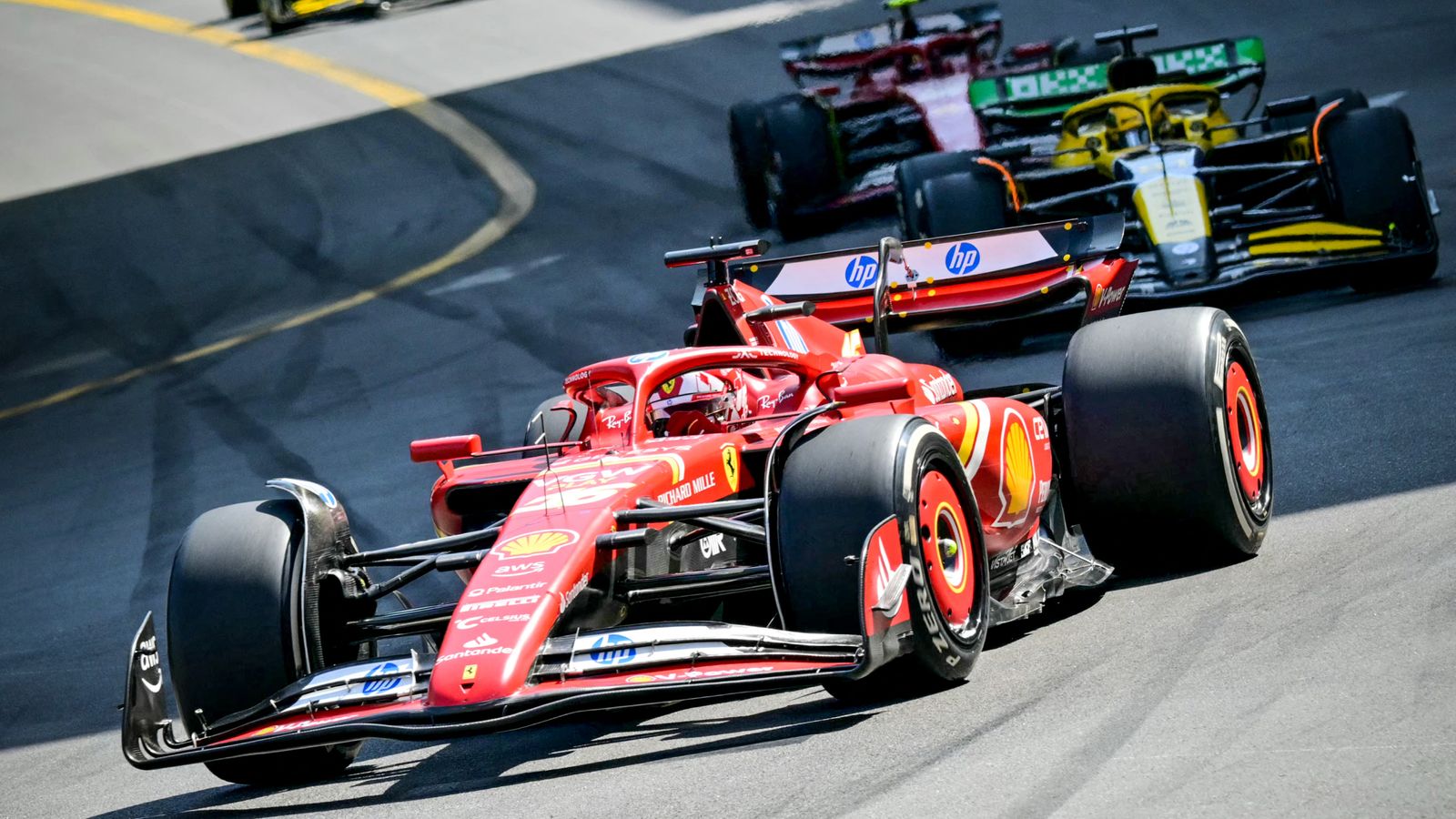 Monaco GP: Charles Leclerc beats Oscar Piastri to win on home soil after huge crash on first lap ...