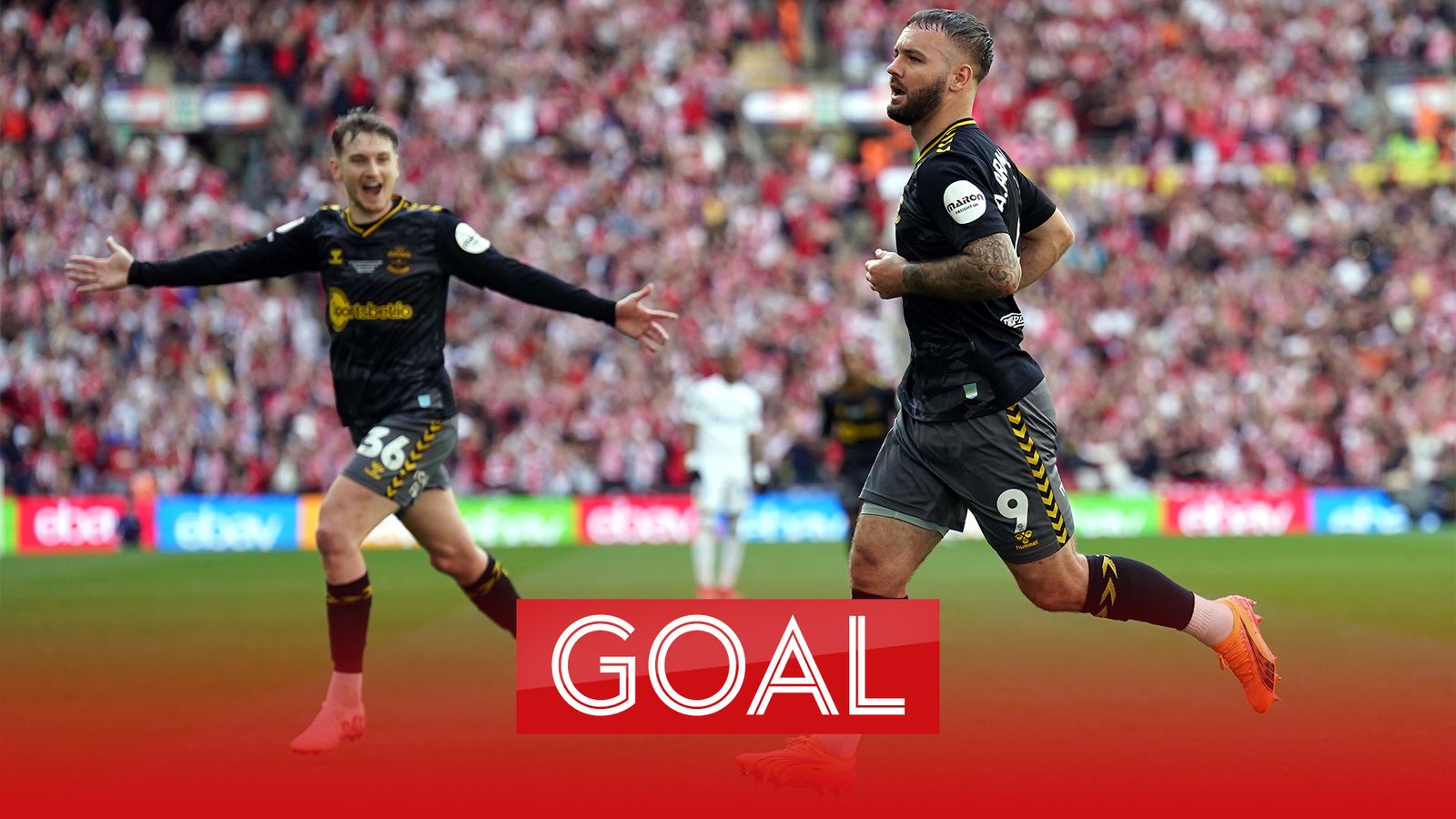 Adam Armstrong strike gives Southampton the lead over Leeds at Wembley ...