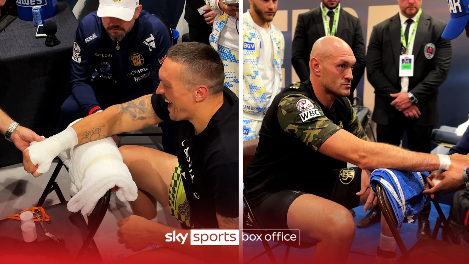 On the brink of undisputed battle | Tyson Fury and Oleksandr Usyk wrap ...