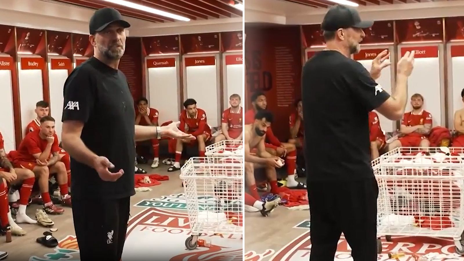 'I love you' | Jurgen Klopp's passionate final Liverpool changing room ...