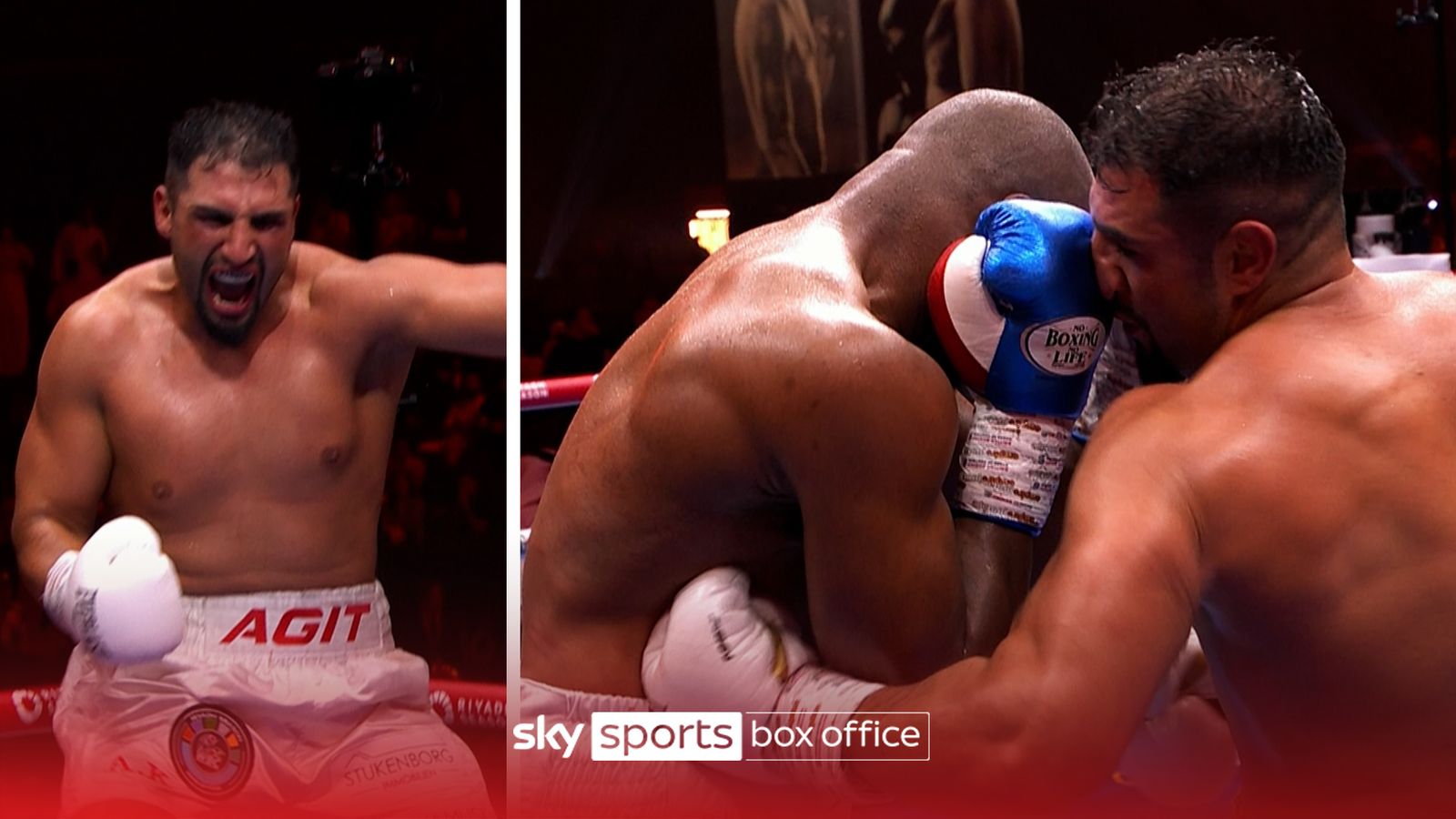 'You hear the thud into his midriff!' | Agit Kabayel chops down Frank ...