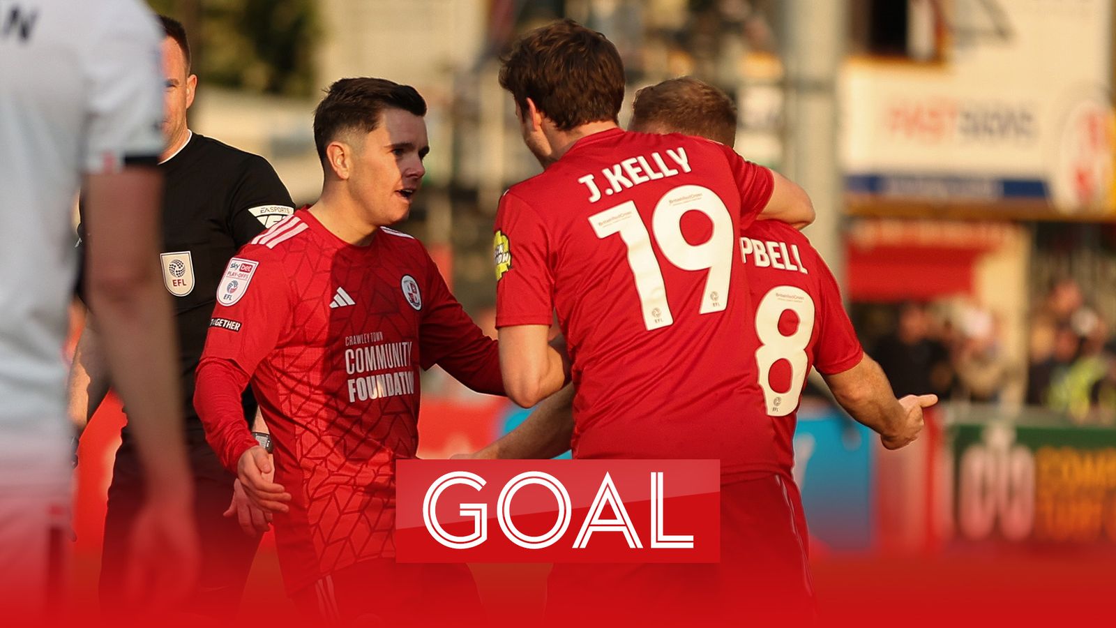 Crawley Town 3-0 MK Dons: Scott Lindsey's Reds storm to victory in ...