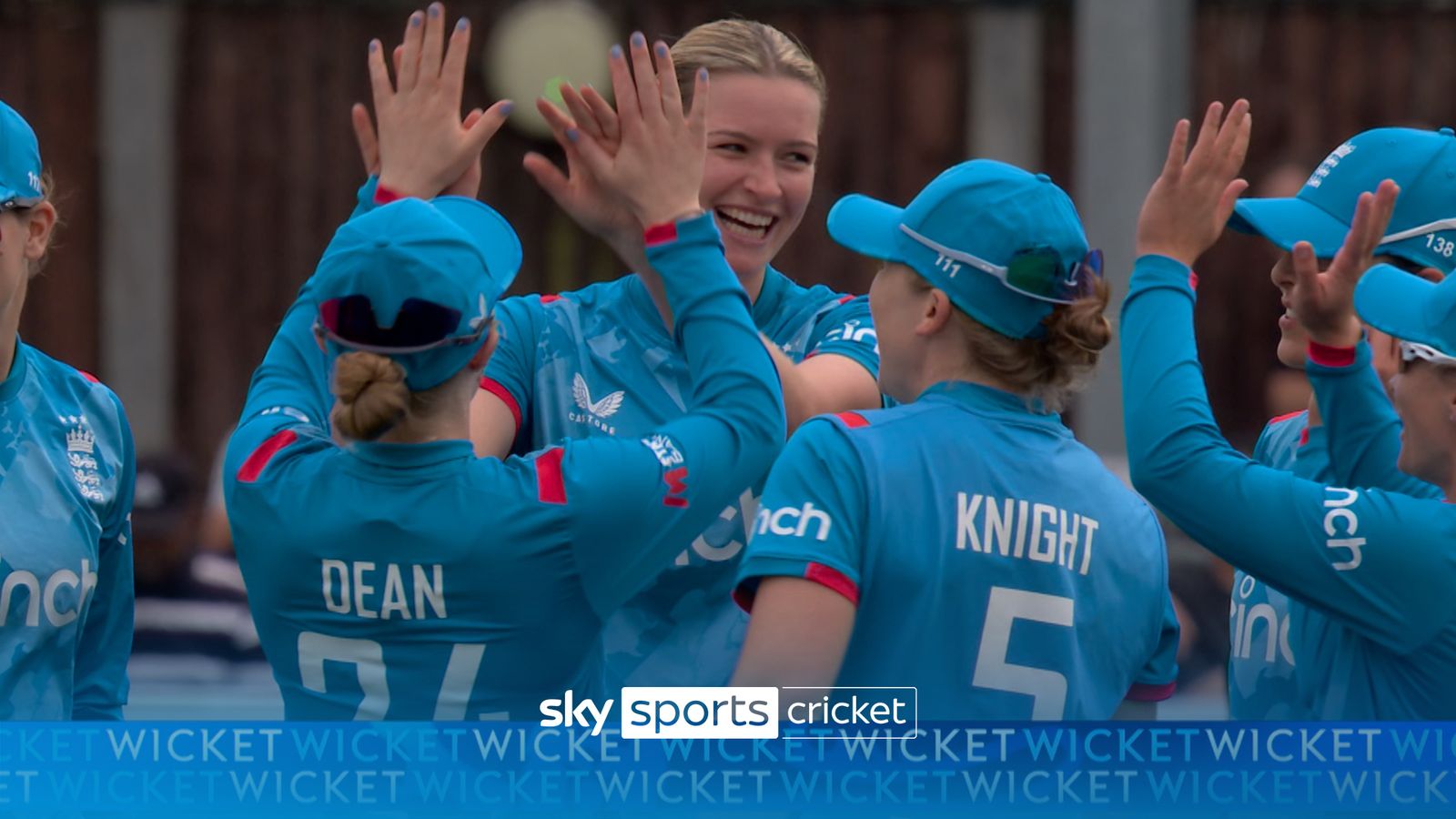 Lauren Bell bowls Sadaf Shamas to get England off to a fast start with ...