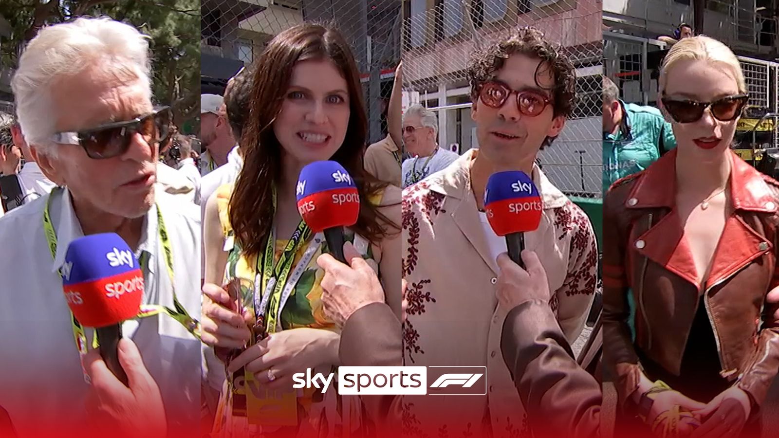 'There's a lot going on!' | Stars come out in Monaco | F1 News | Sky Sports