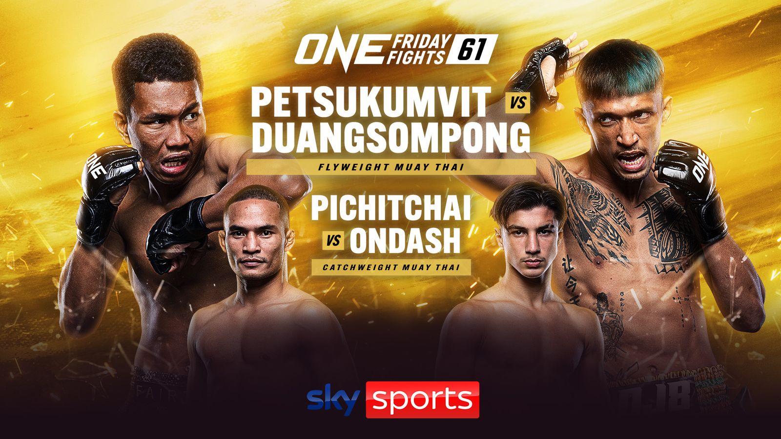 ONE Friday Fights 61 LIVE: Petsukumvit Boi Bangna takes on Duangsompong ...
