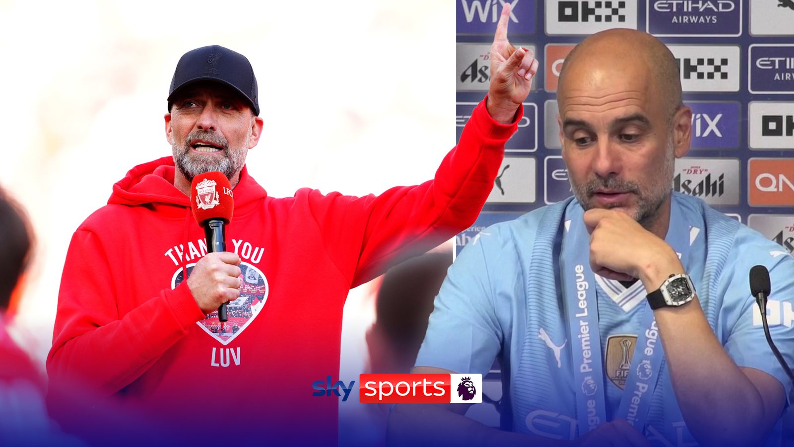 Pep Guardiola thanks Jurgen Klopp for rivalry between Manchester City ...