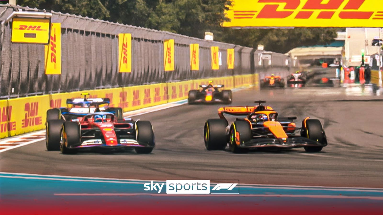 Oscar Piastri breaks late to take second place from Charles Leclerc ...