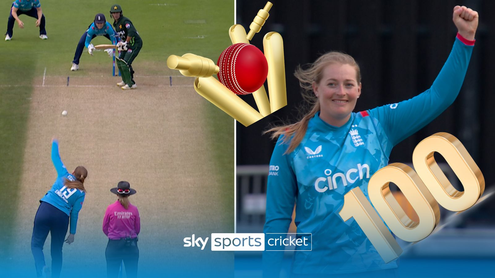 England vs Pakistan: Sophie Ecclestone breaks record for fastest woman ...