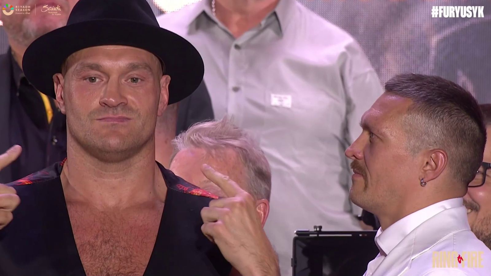 Fury vs Usyk: Tyson Fury refuses face-off with Oleksandr Usyk in ...