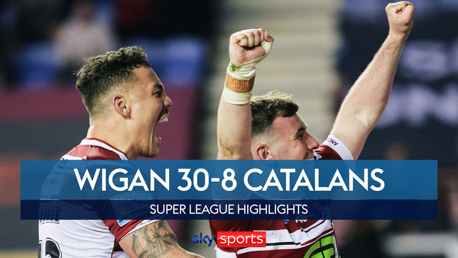 Wigan Warriors 30-8 Catalans Dragons: Super League champions fight back ...