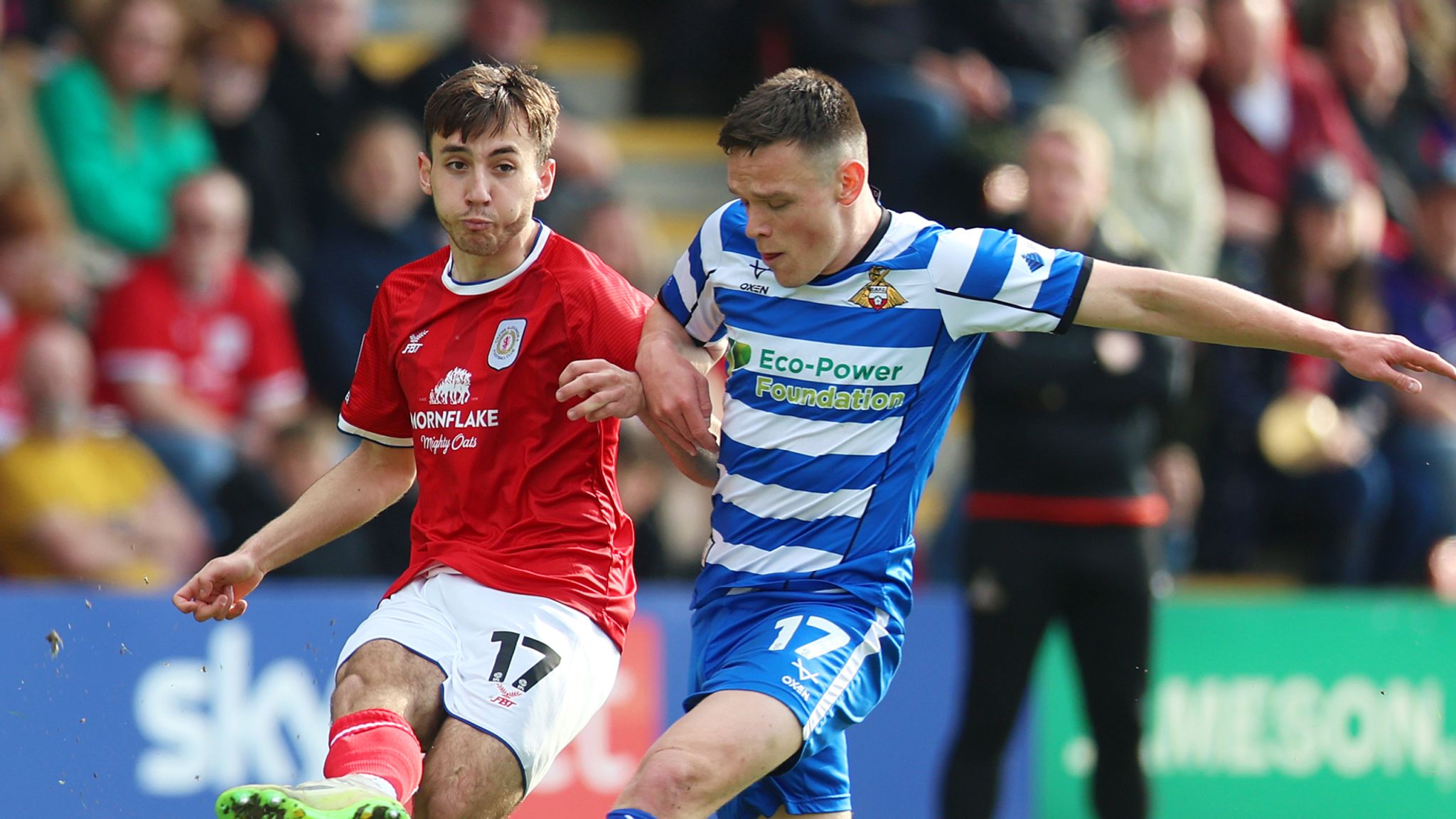 Crewe Alexandra 0-2 Doncaster Rovers: Luke Molyneux and Harrison ...