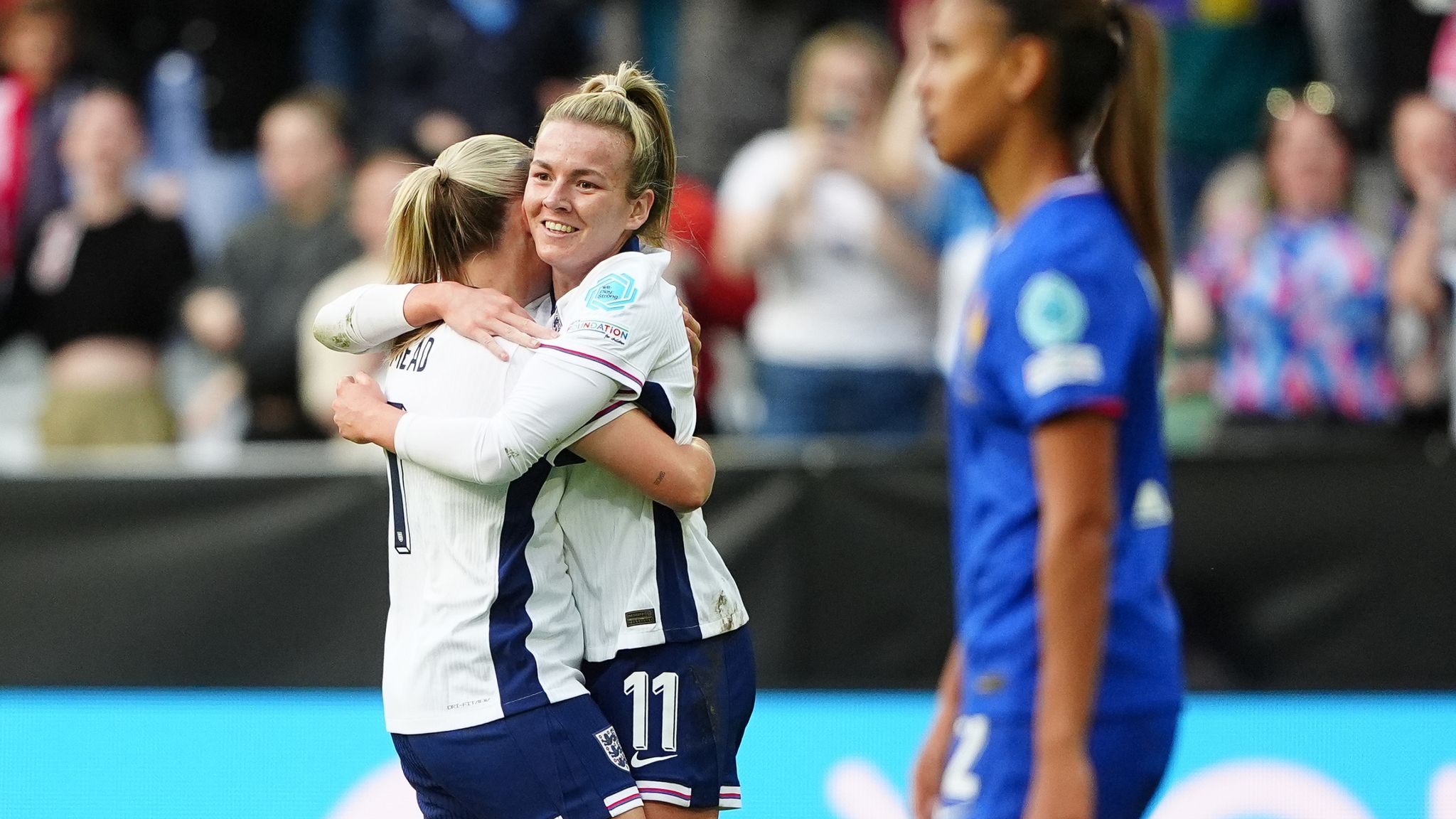England Women 1-2 France Women: Lionesses throw away lead to slip out of automatic qualification ...