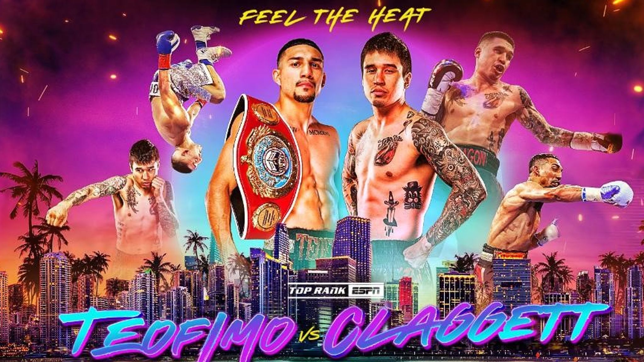 Teofimo Lopez to defend WBO super-lightweight title against Steve Claggett in Miami on Saturday ...