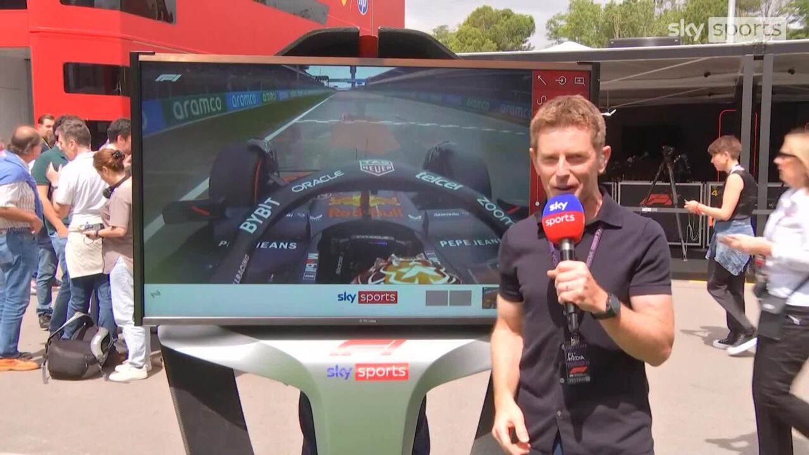 Lando Norris vs Max Verstappen | Ghost Car comparison | F1 News | Sky ...