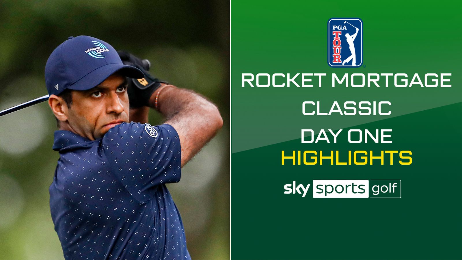 England's Aaron Rai two shots off lead at PGA Tour's Rocket Mortgage ...