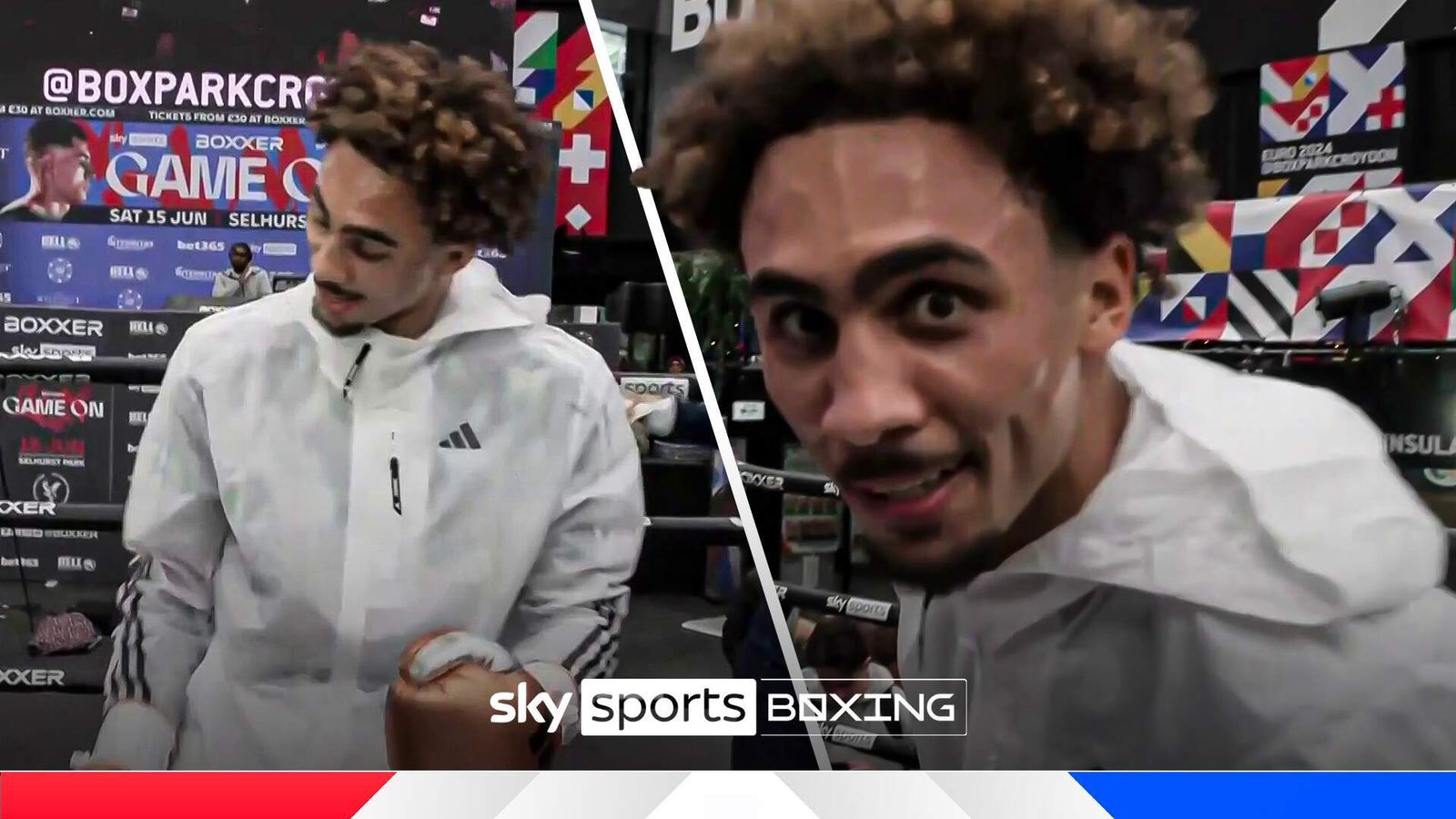 Ben Whittaker shows off his moves, then sends Ezra Arenyeka a message ...