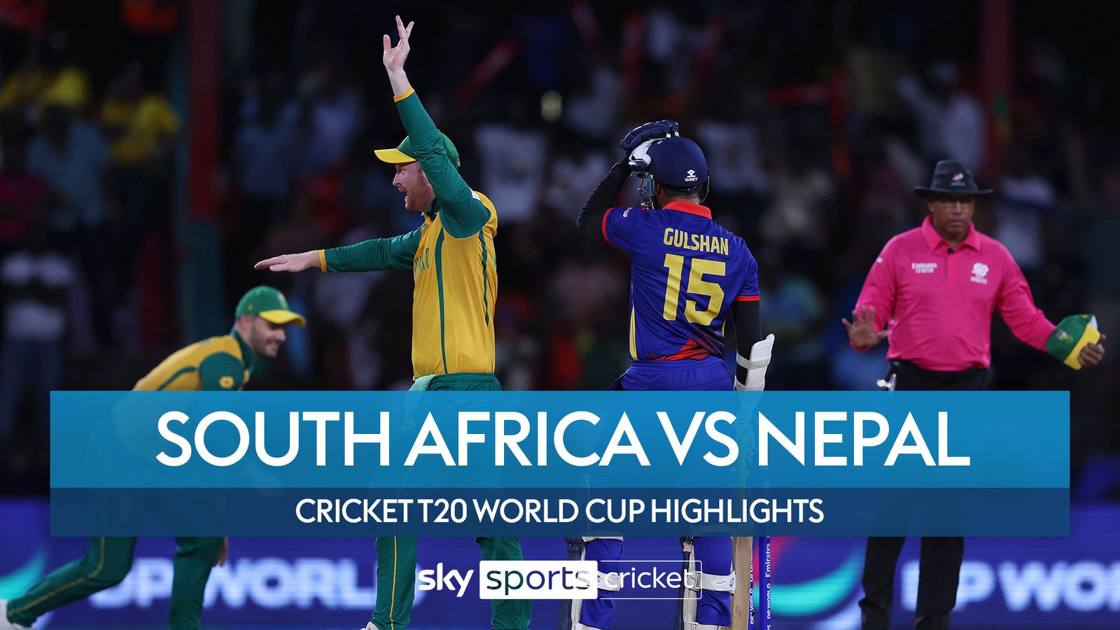 South Africa vs Nepal | T20 World Cup highlights | Cricket News | Sky ...