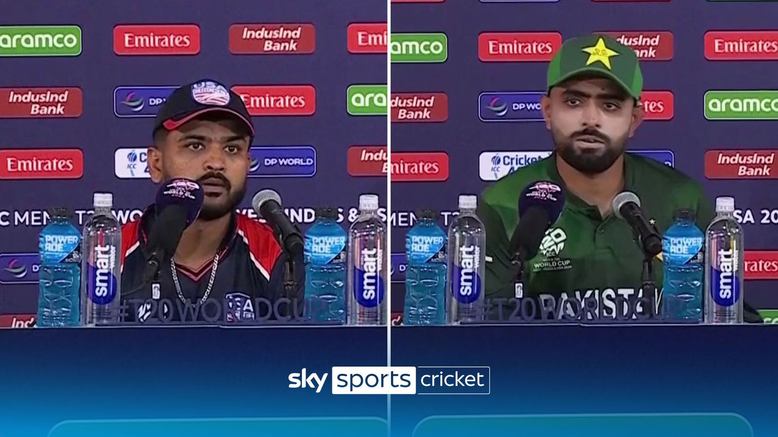 T20 World Cup: Monank Patel and Babar Azam's reaction to USA's historic ...