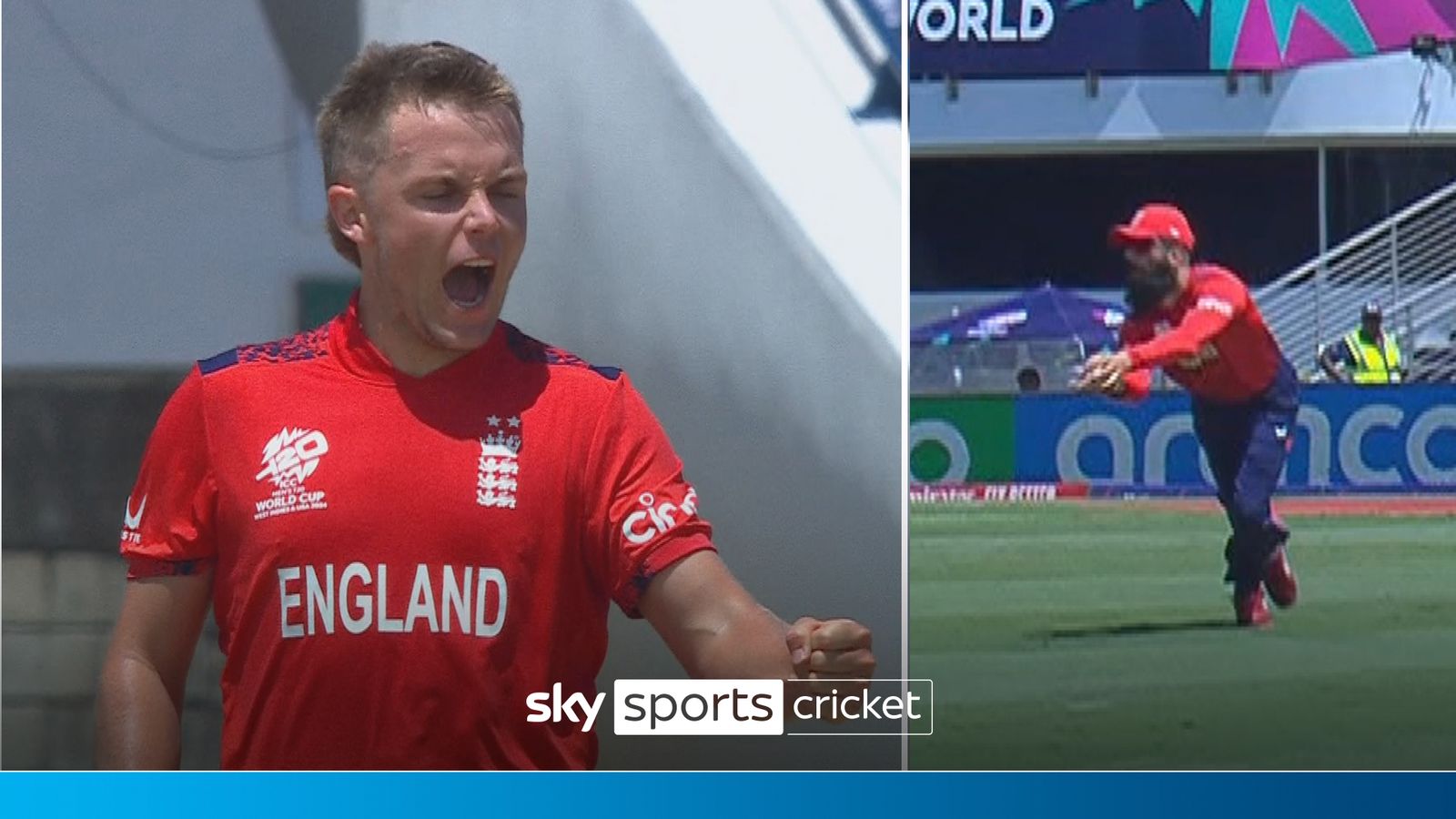 England vs USA: Moeen Ali's superb diving catch hands Sam Curran 50th ...