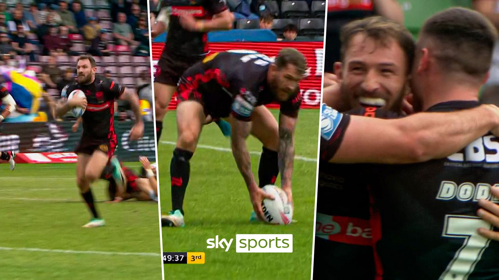 London Broncos 6-52 St Helens: Daryl Clark scores quickfire hat-trick ...