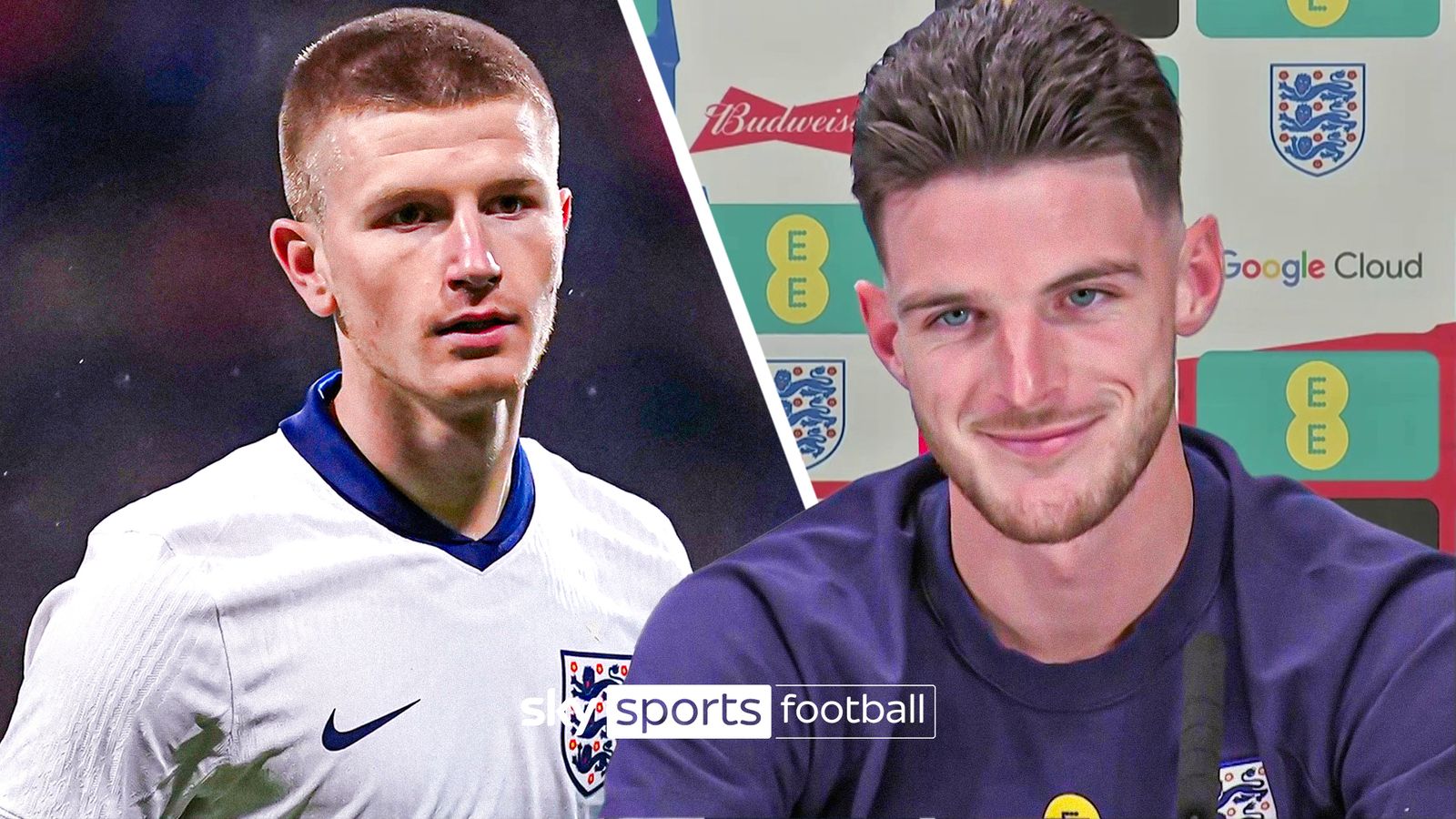 Declan Rice praises 'top level' Adam Wharton | 'England have an amazing midfielder' | Football ...