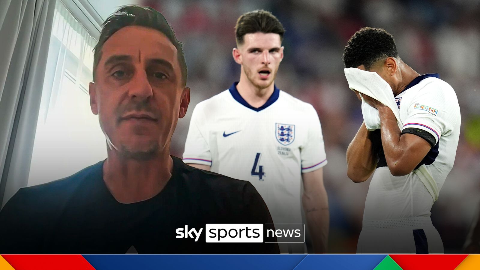 Gary Neville: England well below their own standards | Football News ...