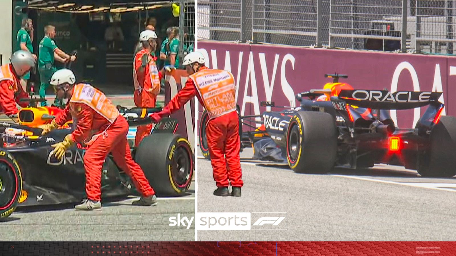 Max Verstappen straight back on track for Red Bull after red flag drama ...