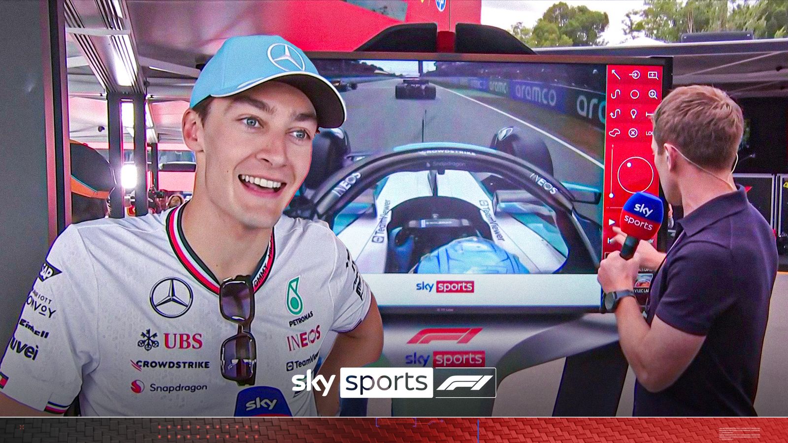 George Russell’s perfect race start analysed | 'I was dreaming of it ...