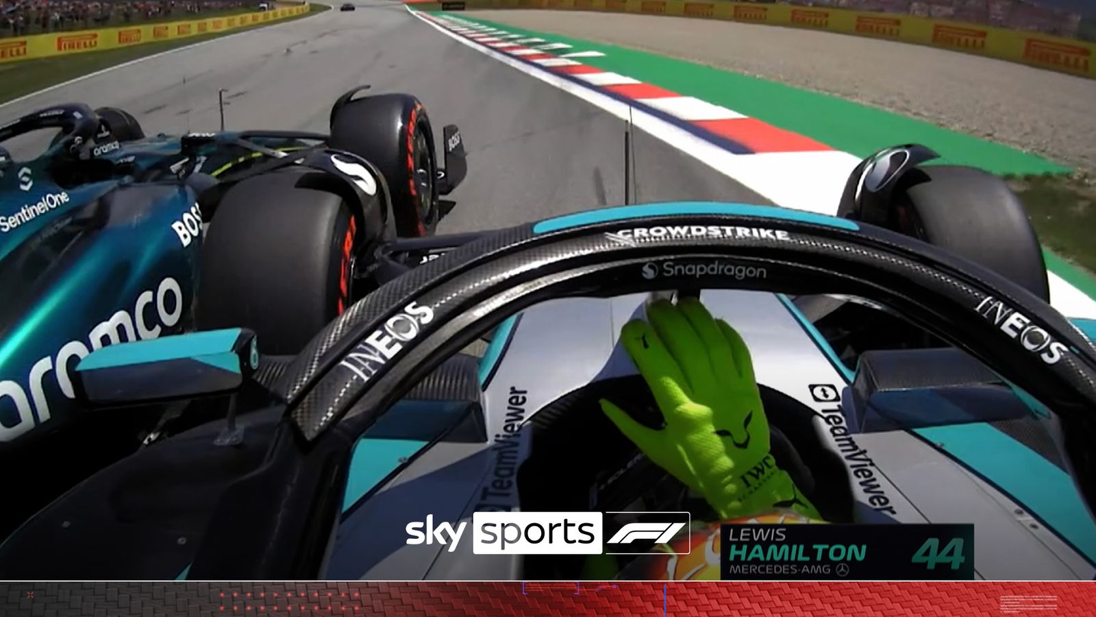 Lewis Hamilton and Lance Stroll make contact! | 'This guy thinks he’s ...