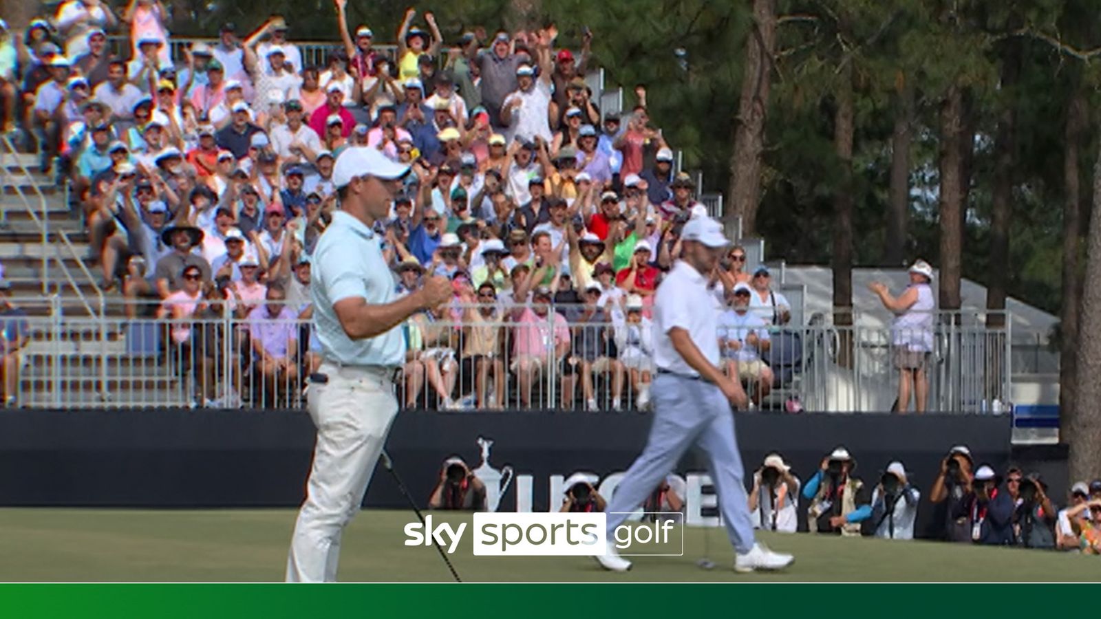 US Open: Rory McIlroy sinks another big birdie putt to tie the lead ...