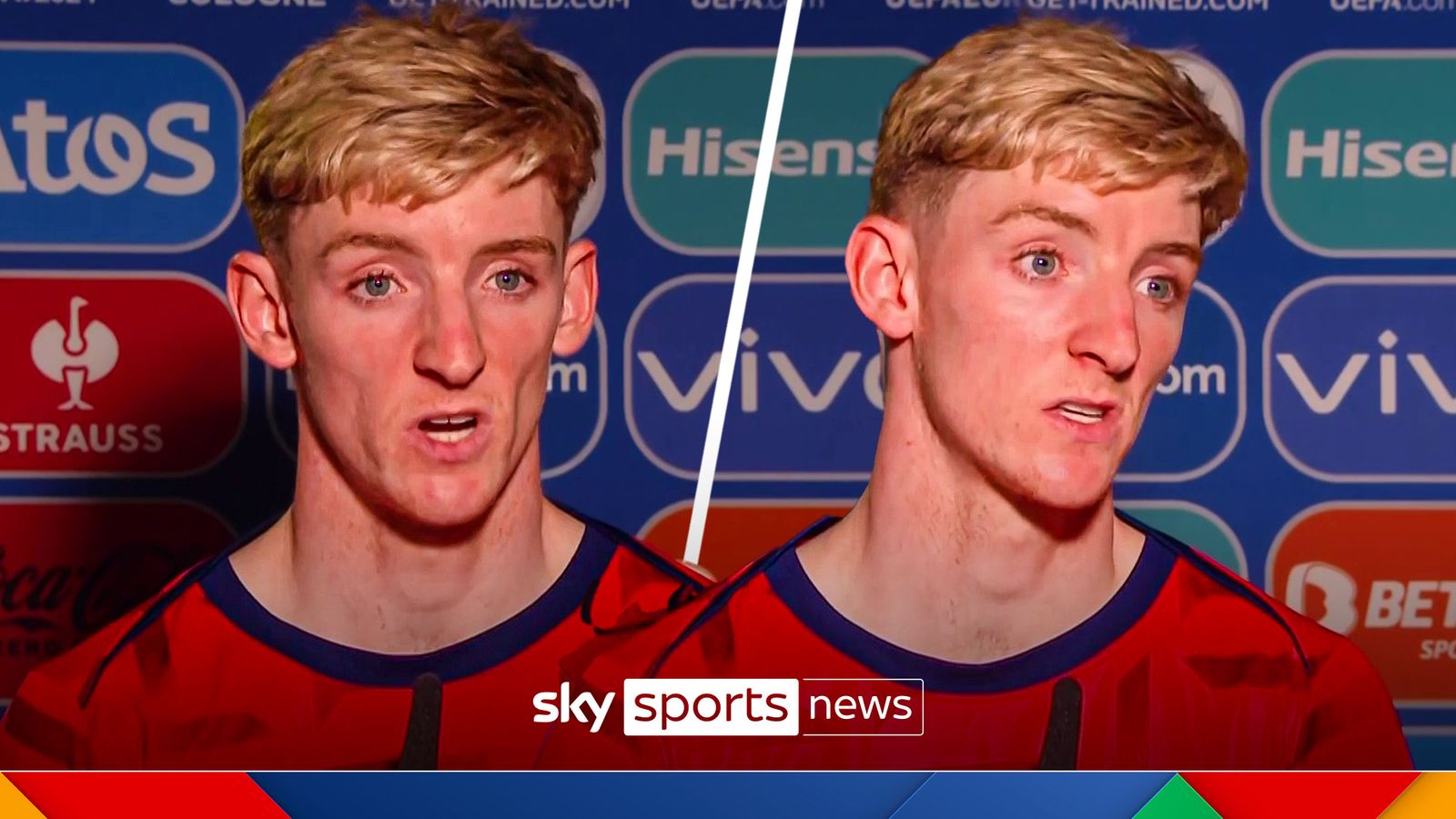 Anthony Gordon urges 'impressive' England fans to 'stick with us ...