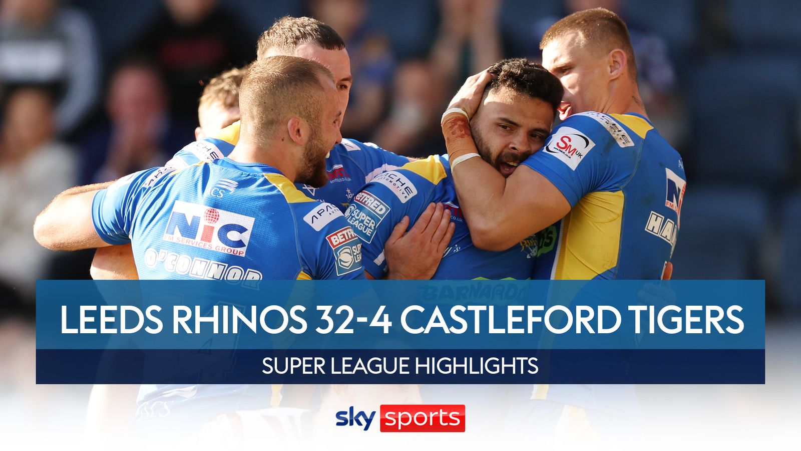 Leeds Rhinos 32-4 Castleford Tigers | Super League highlights | Rugby ...