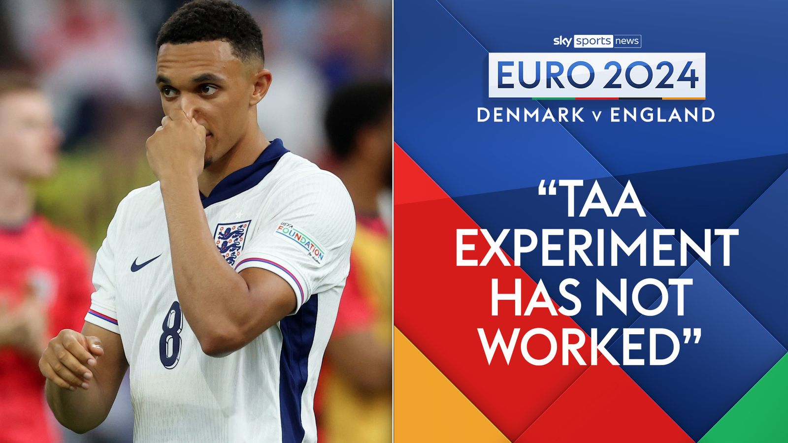 Denmark 1 - 1 England - Match Report & Highlights