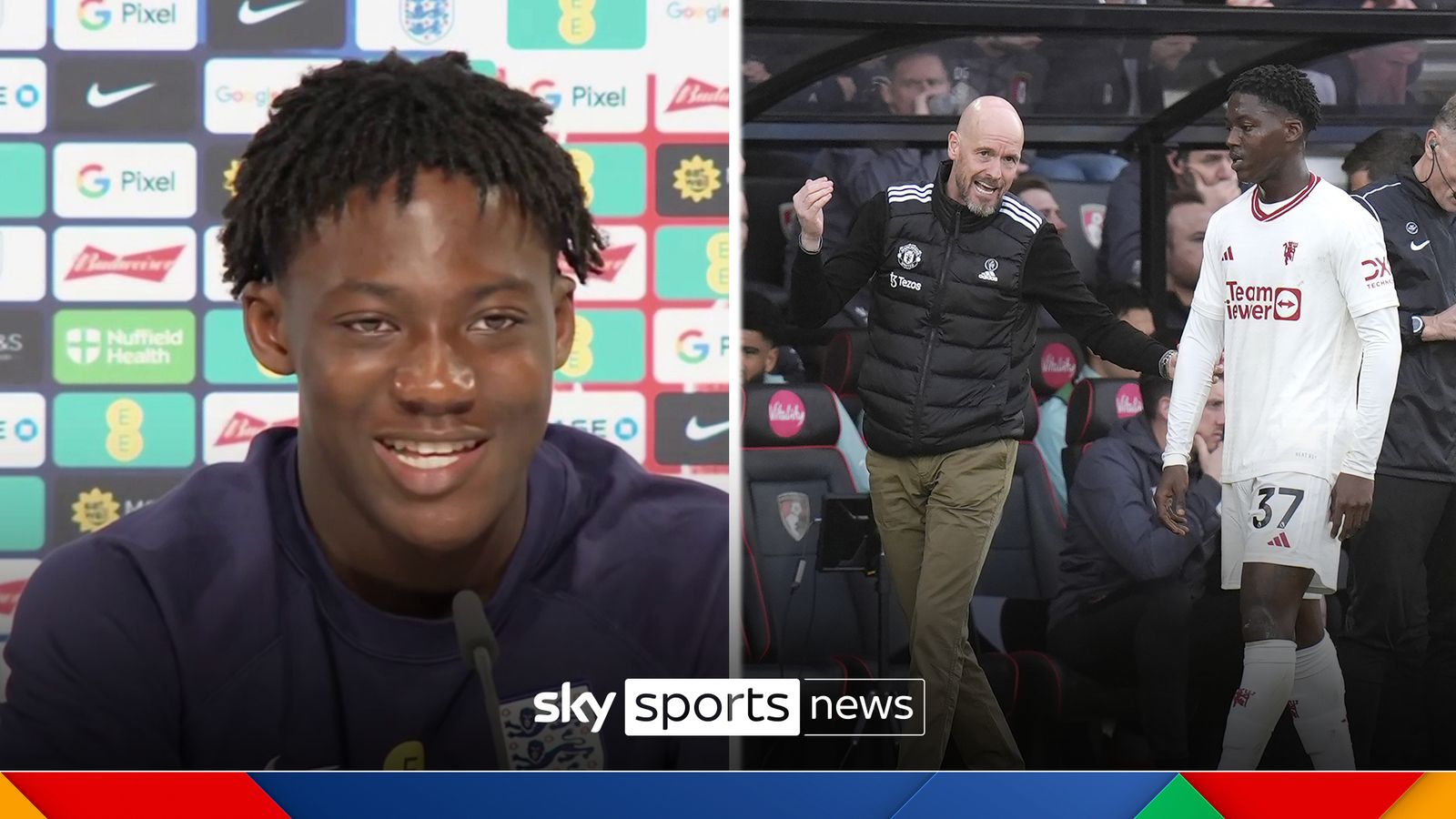 Kobbie Mainoo 'so grateful' for Erik ten Hag | 'He believed in me - I ...
