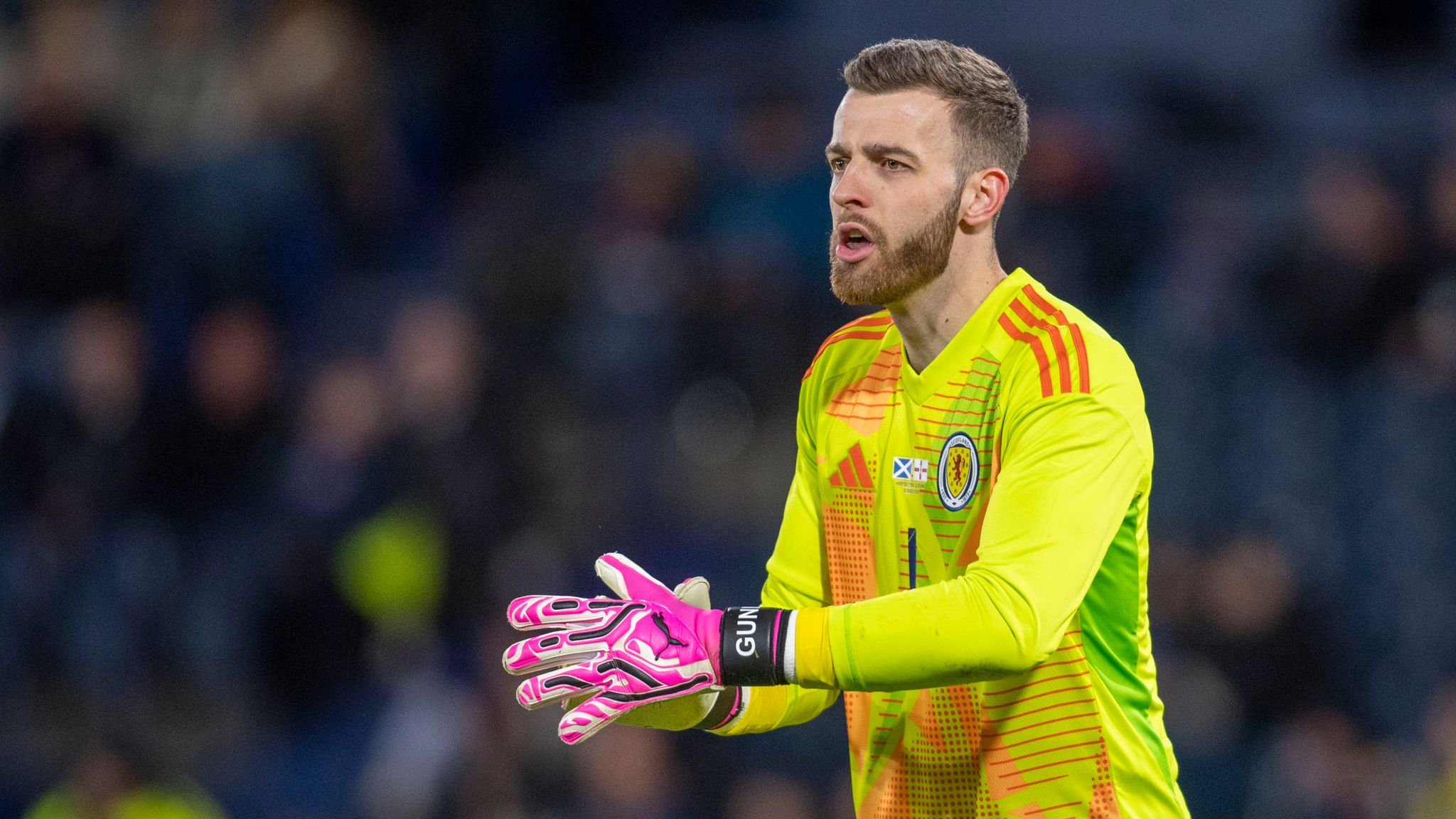 Angus Gunn exclusive: Scotland goalkeeper on dad Bryan, Euro 2024 ...