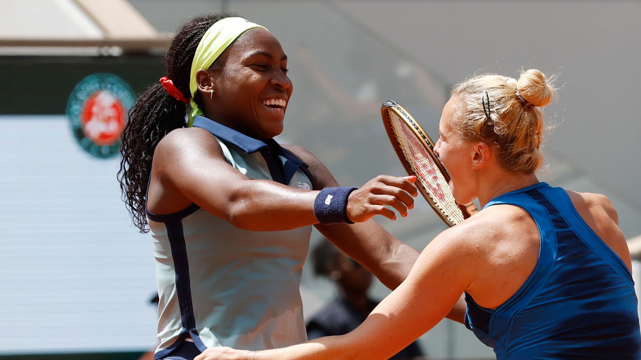Coco Gauff claims first Grand Slam doubles triumph at French Open ...