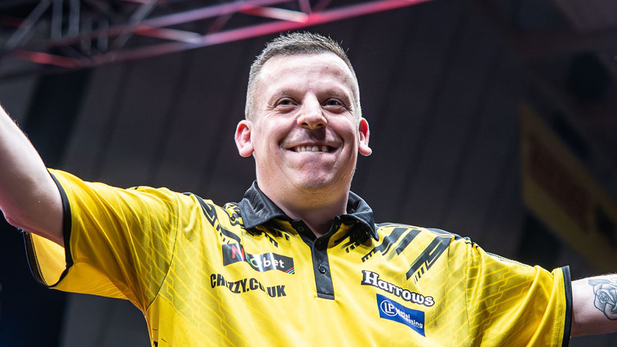 Chris Dobey throws nine-darter as Dave Chisnall wins Players ...
