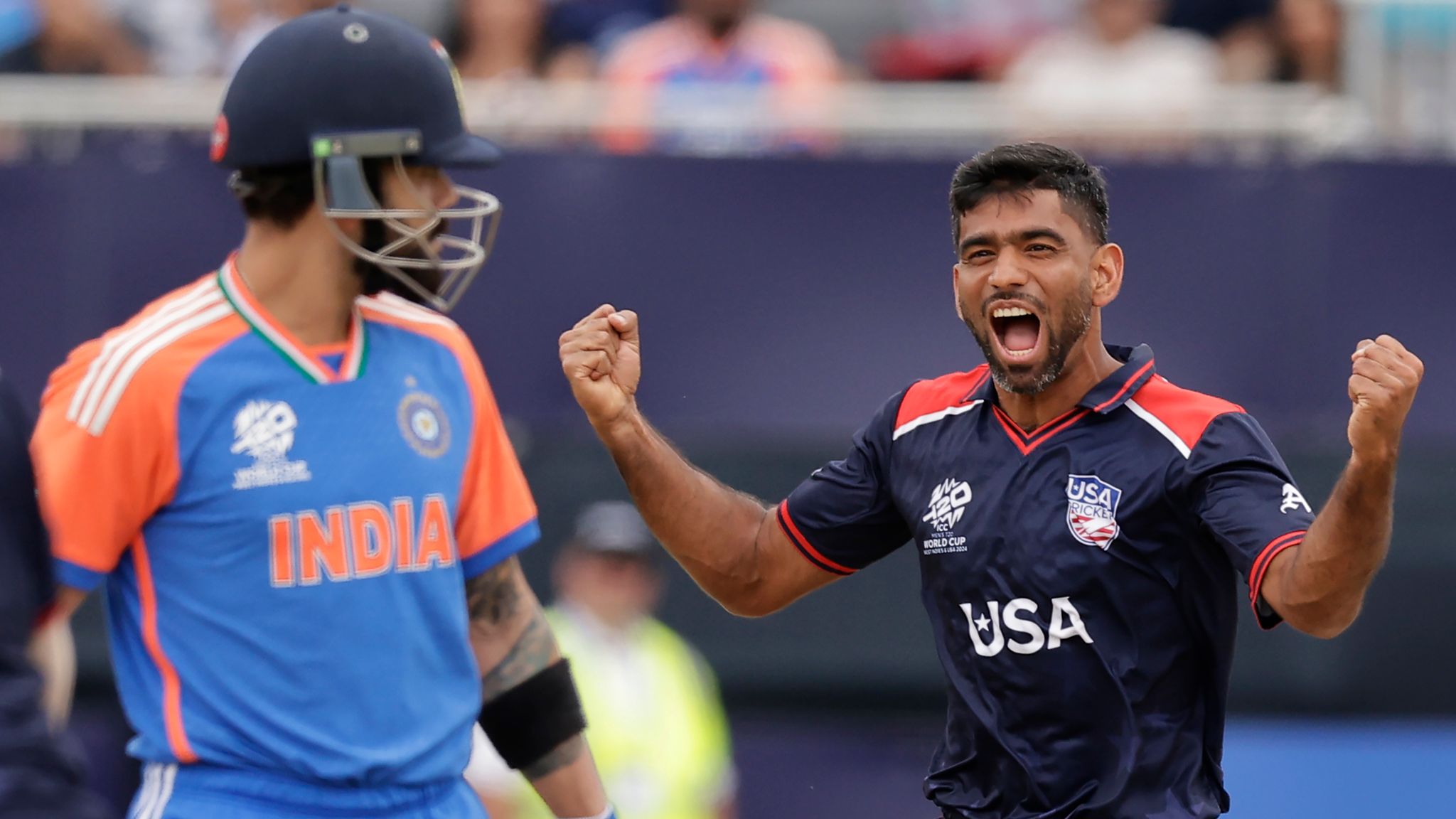 T20-VM: India overlever stor skrekk mot USA for å kvalifisere seg til ...