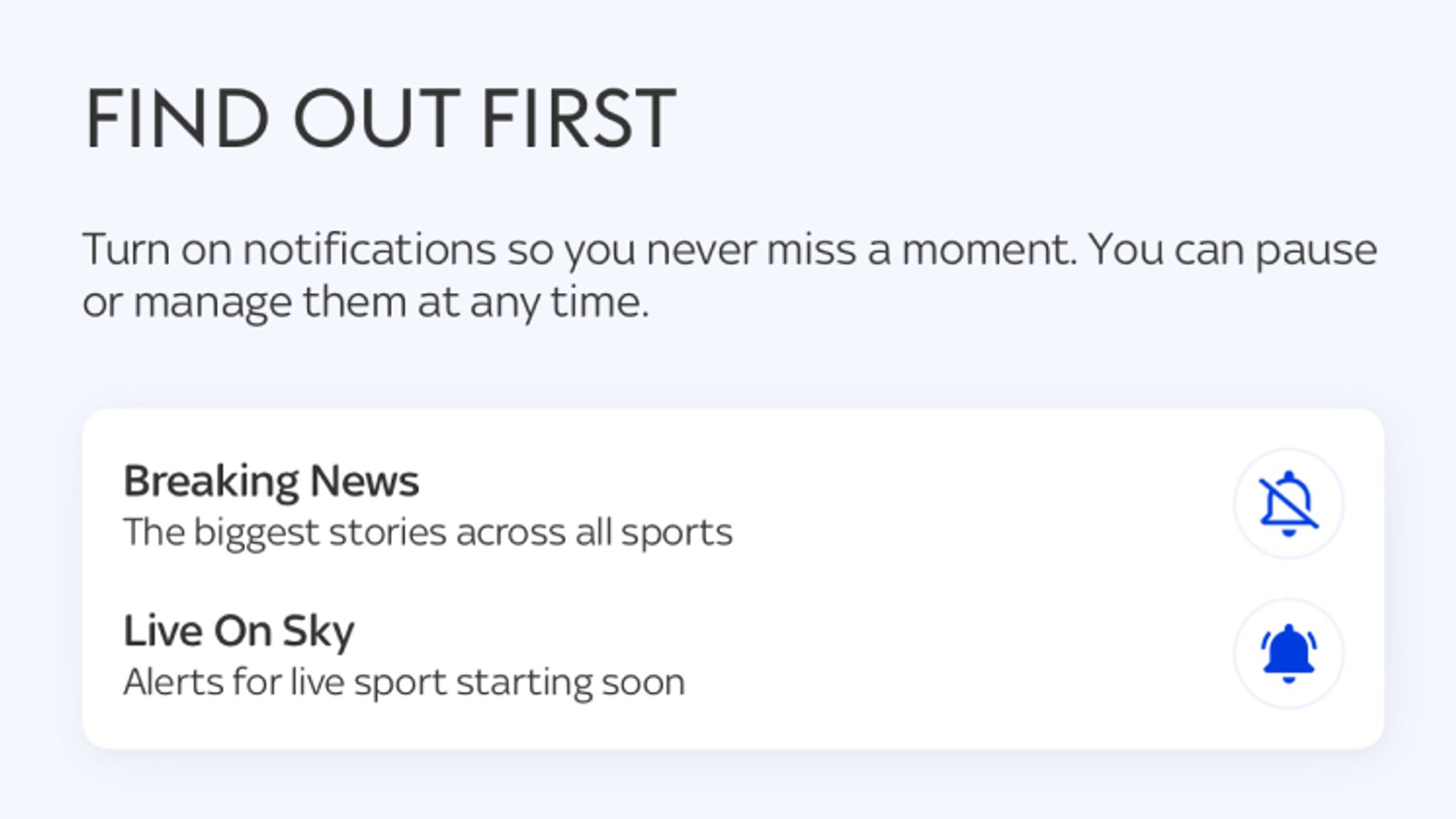 Sky Sports push notifications FAQ: How to receive the news alerts you ...