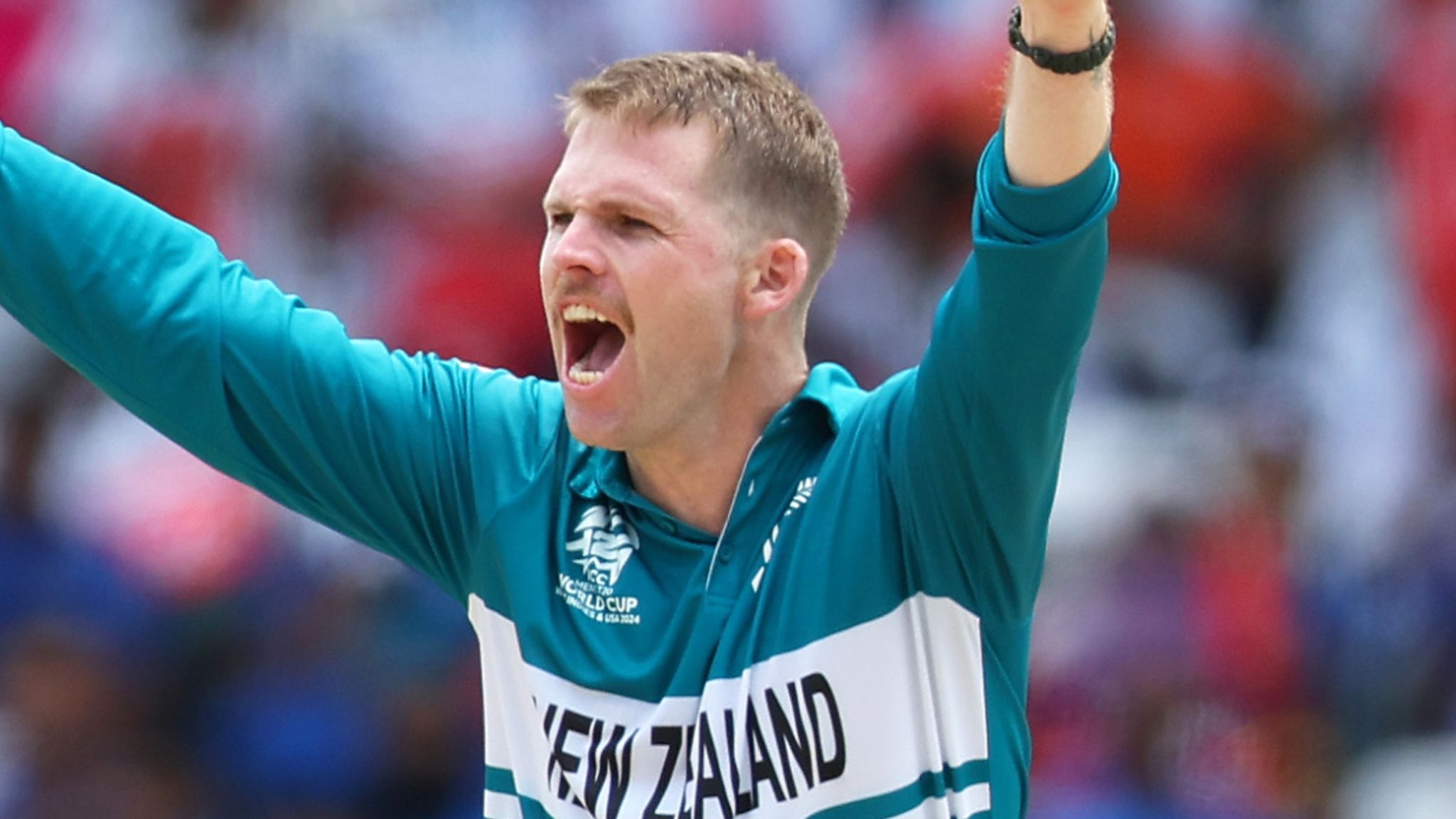 T20 World Cup: Lockie Ferguson takes three for zero as New Zealand bow ...