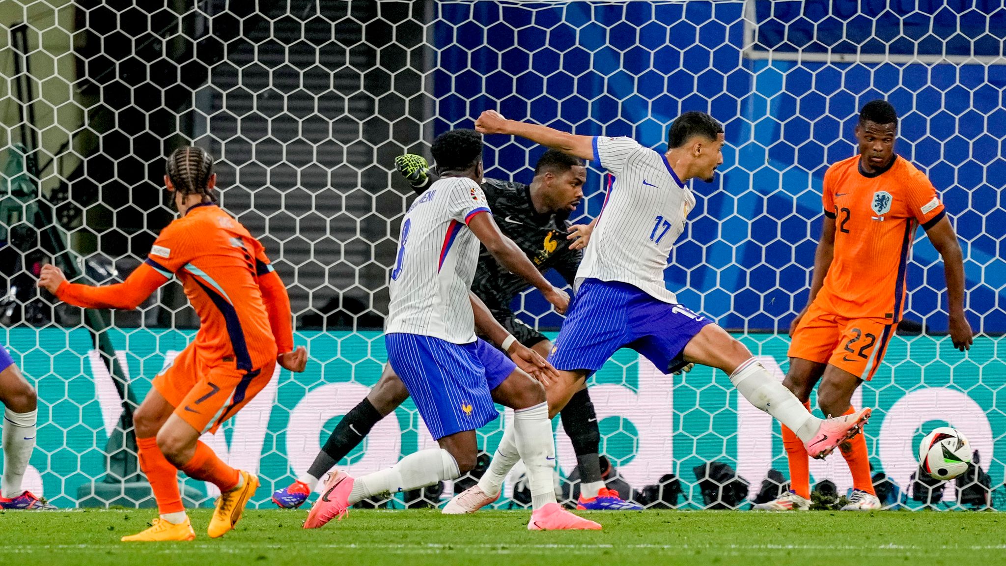 Euro 2024 - Netherlands 0-0 France: Offside call controversially denies ...