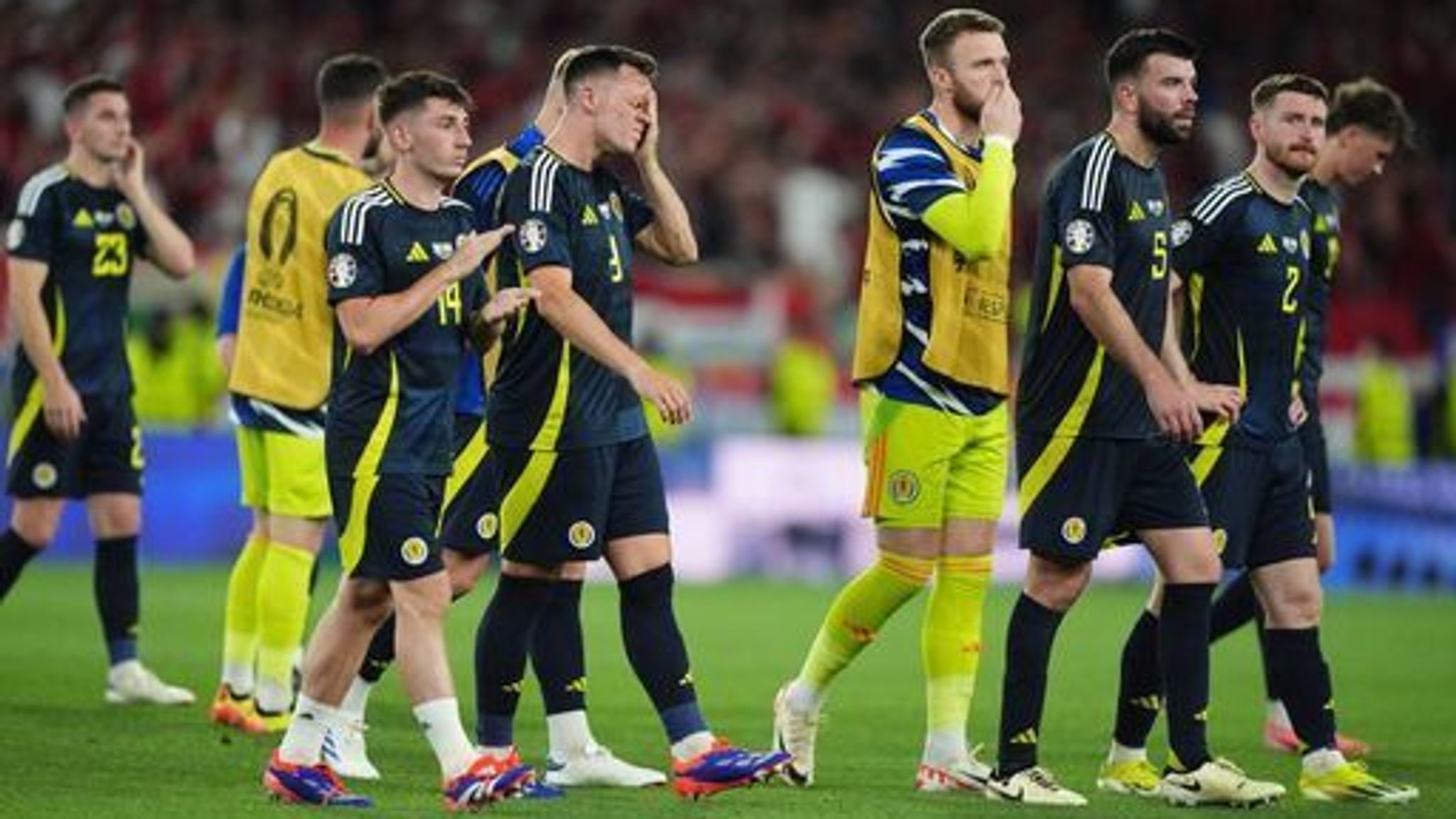 Euro 2024 - Scotland 0-1 Hungary: Agony for Scots as Kevin Csoboth's ...
