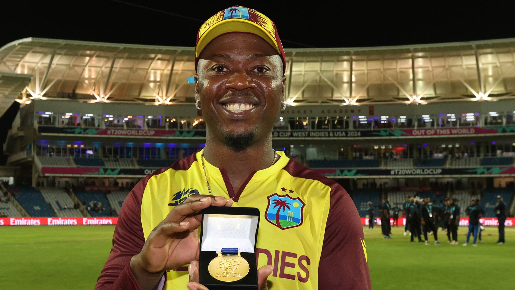 T20 World Cup: Sherfane Rutherford stars as West Indies into Super 8s ...