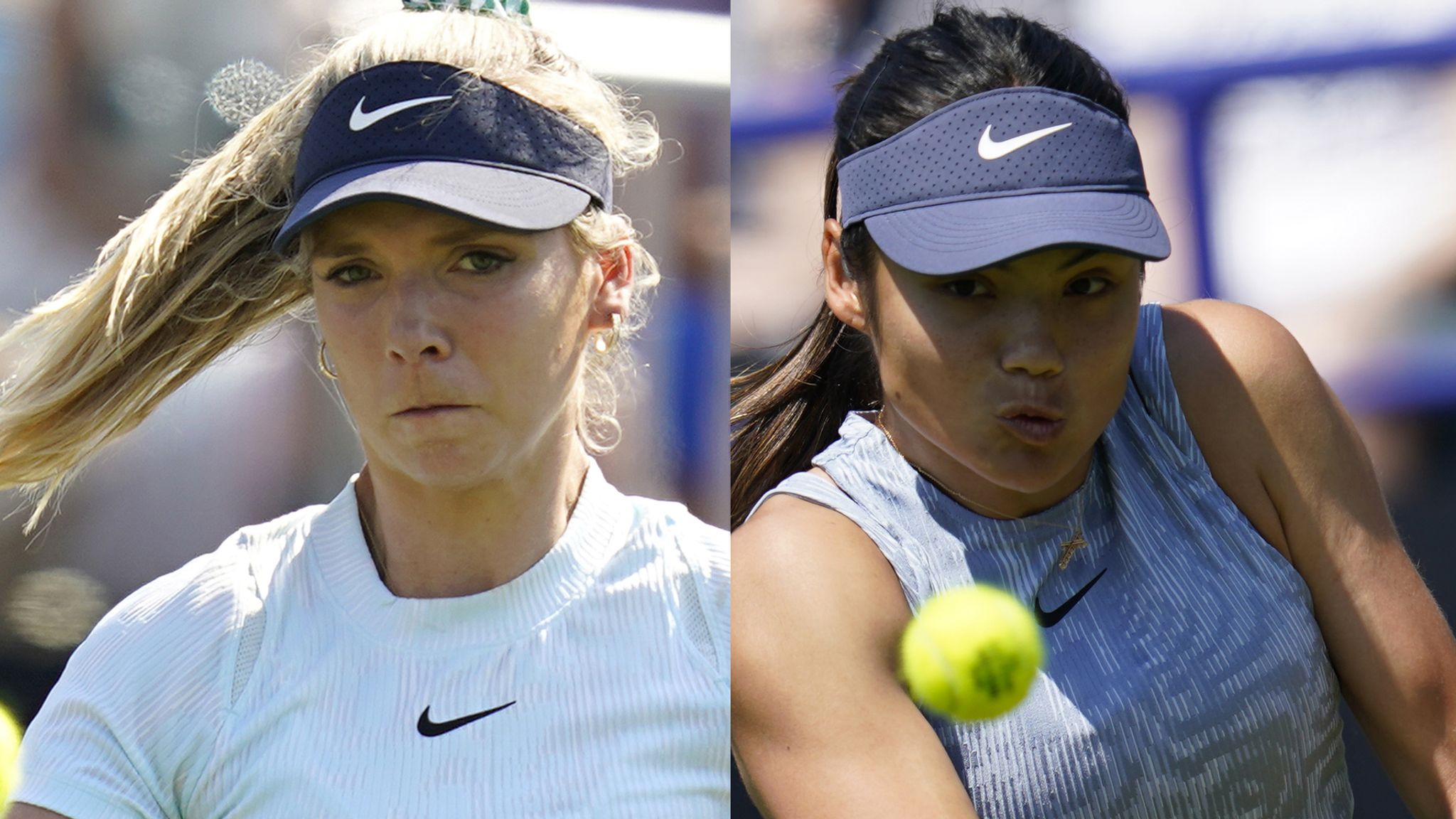 Emma Raducanu and Katie Boulter through to Eastbourne quarter-finals ...