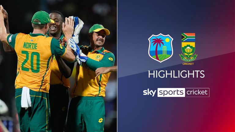 T20 World Cup: South Africa weather West Indies rally to reach semi-finals | Cricket News | Sky ...