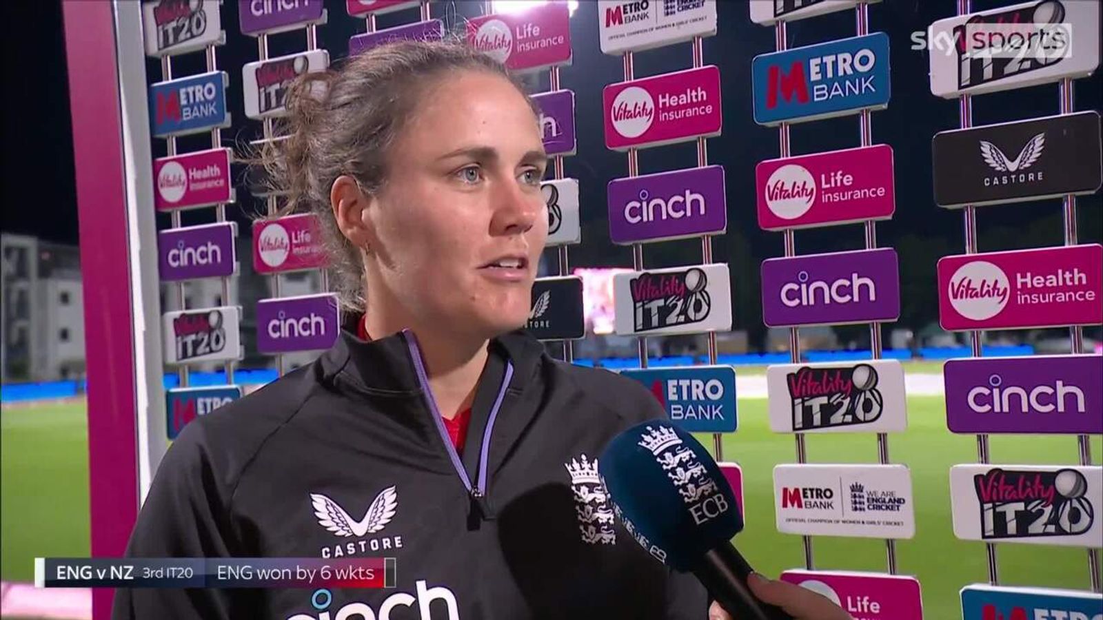 England vs New Zealand: Alice Capsey powers England to tense six-wicket ...