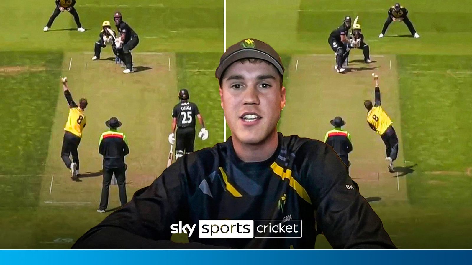 Glamorgan's Ben Kellaway took 'unpredictable' wickets with both left ...