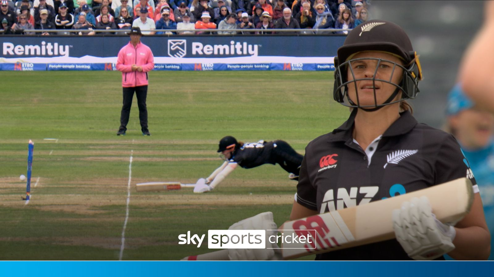 Direct hit! Sensational Charley Dean fielding gets England's first ...