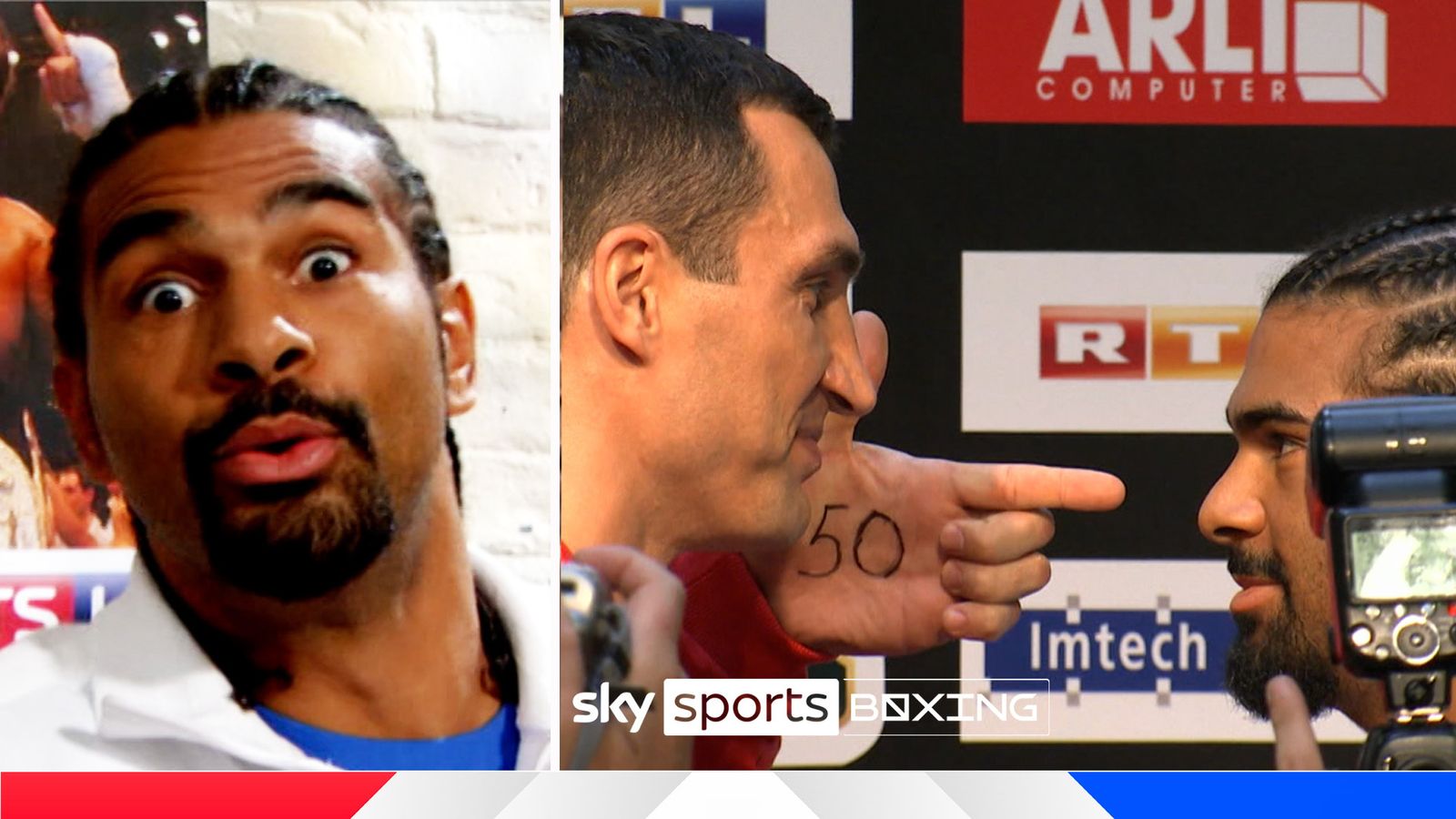 On This Day: Unseen Wladimir Klitschko v David Haye footage | 'Shake my ...