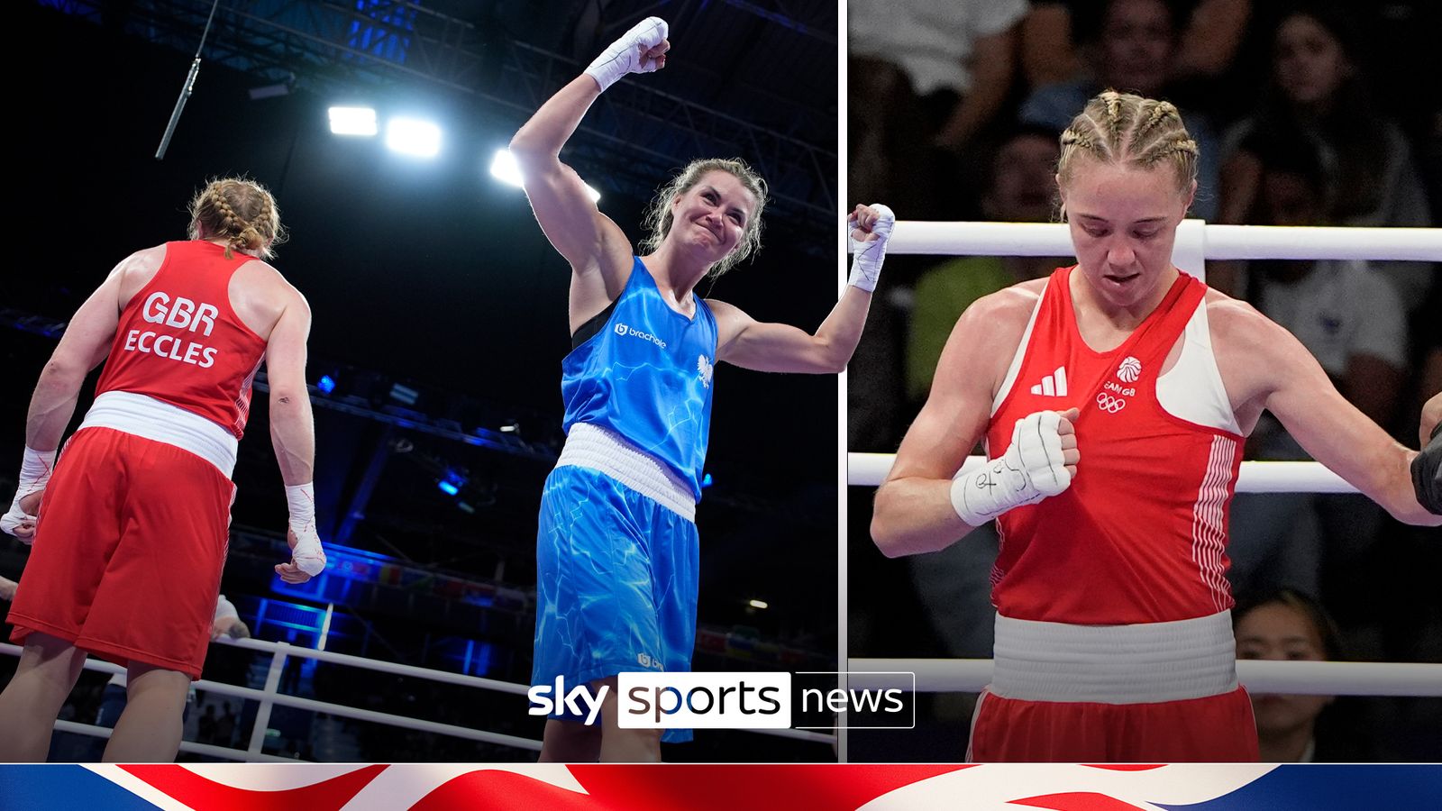 Olympics 2024: Team GB boxers Rosie Eccles and Charley Davison eliminated after controversial ...